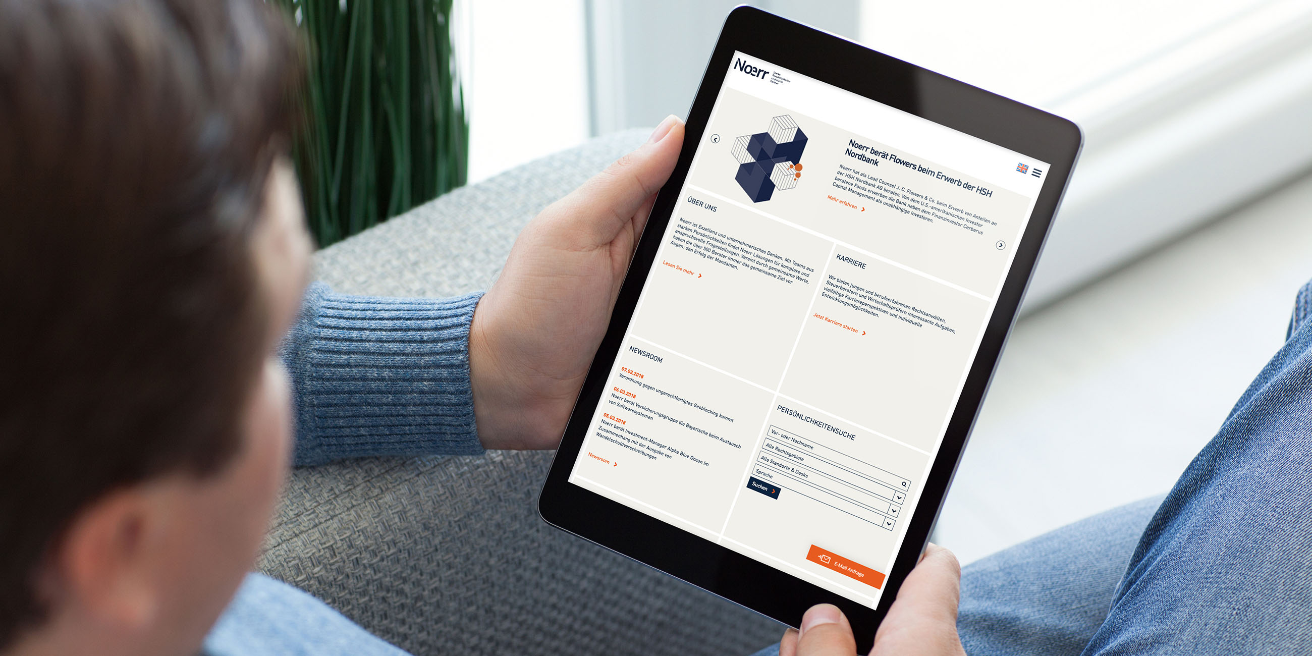 Noerr successful with personalized B2B information hub - Case