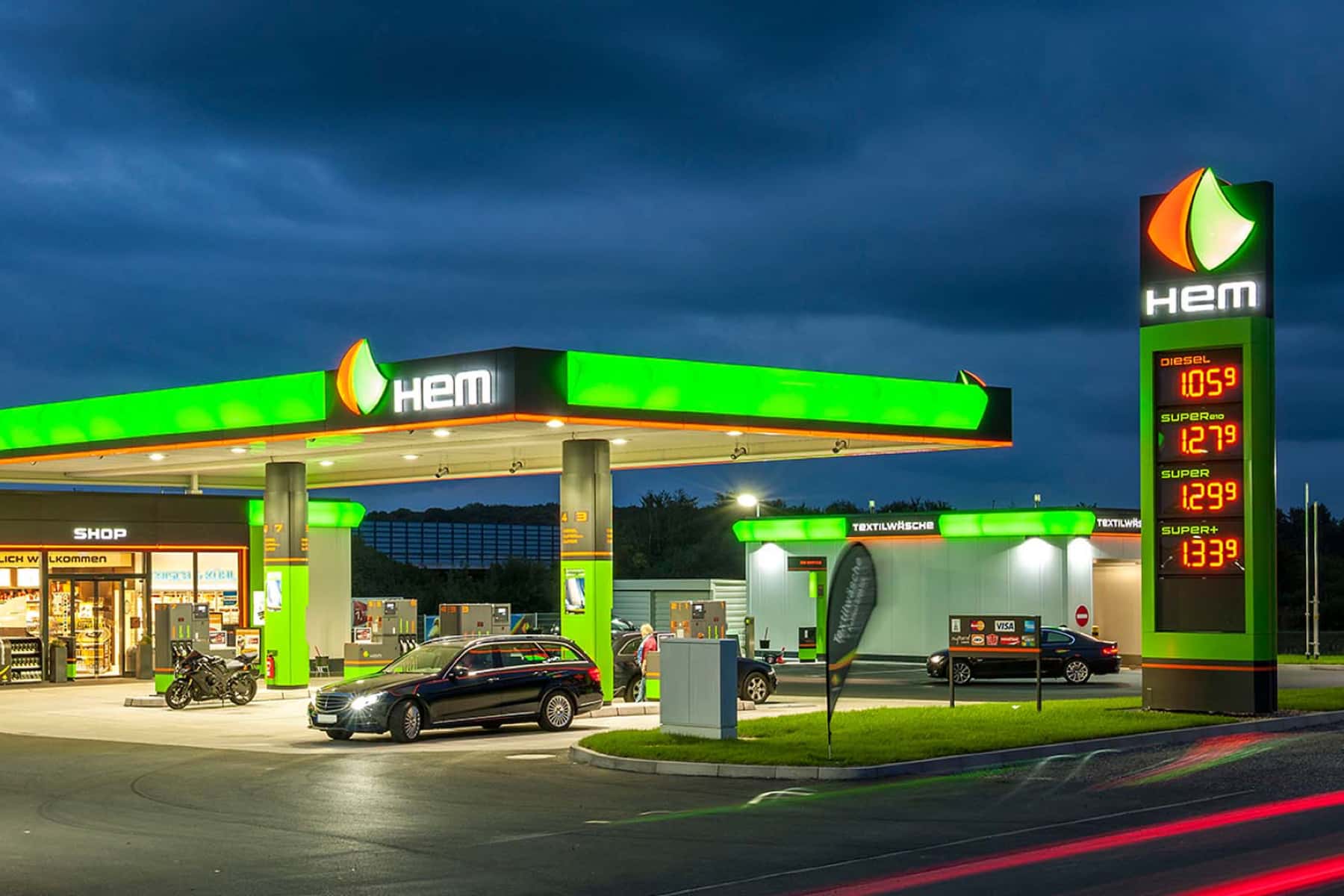 HEM Tankstellen - Starke Marke. Starke Website. - Macaw.de